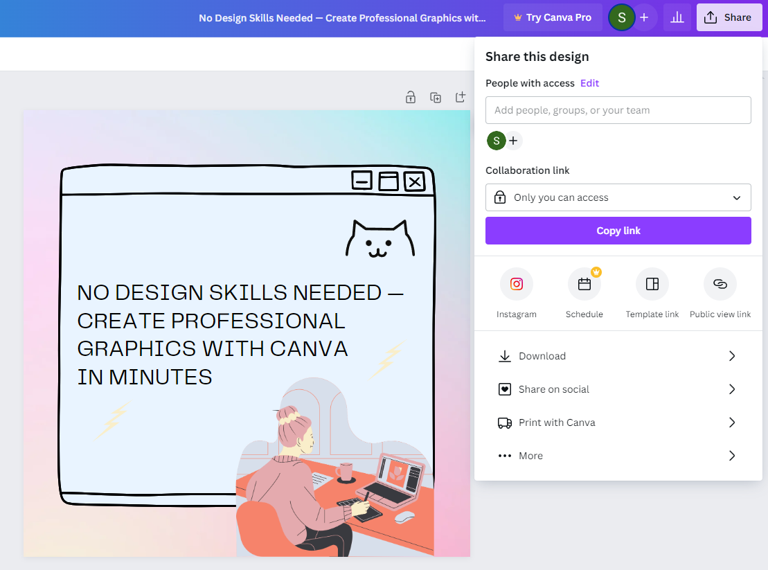 No Design Skills Needed — Create Professional Graphics With Canva in ...